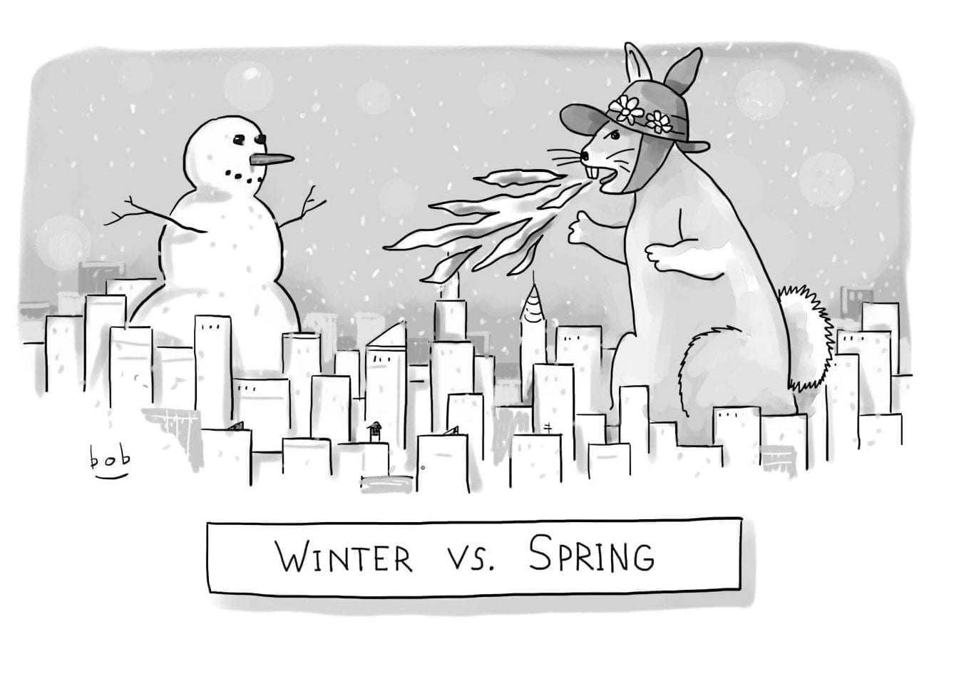 CARTOON: Winter vs. Spring – Weekly Humorist