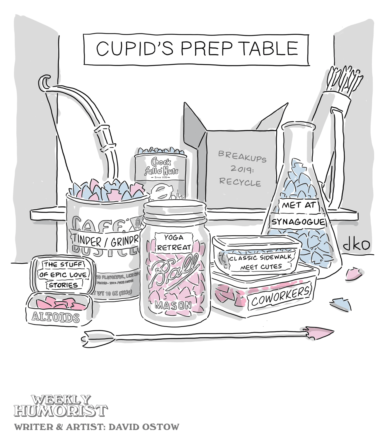 CARTOON: Cupid’s Prep Table – Weekly Humorist