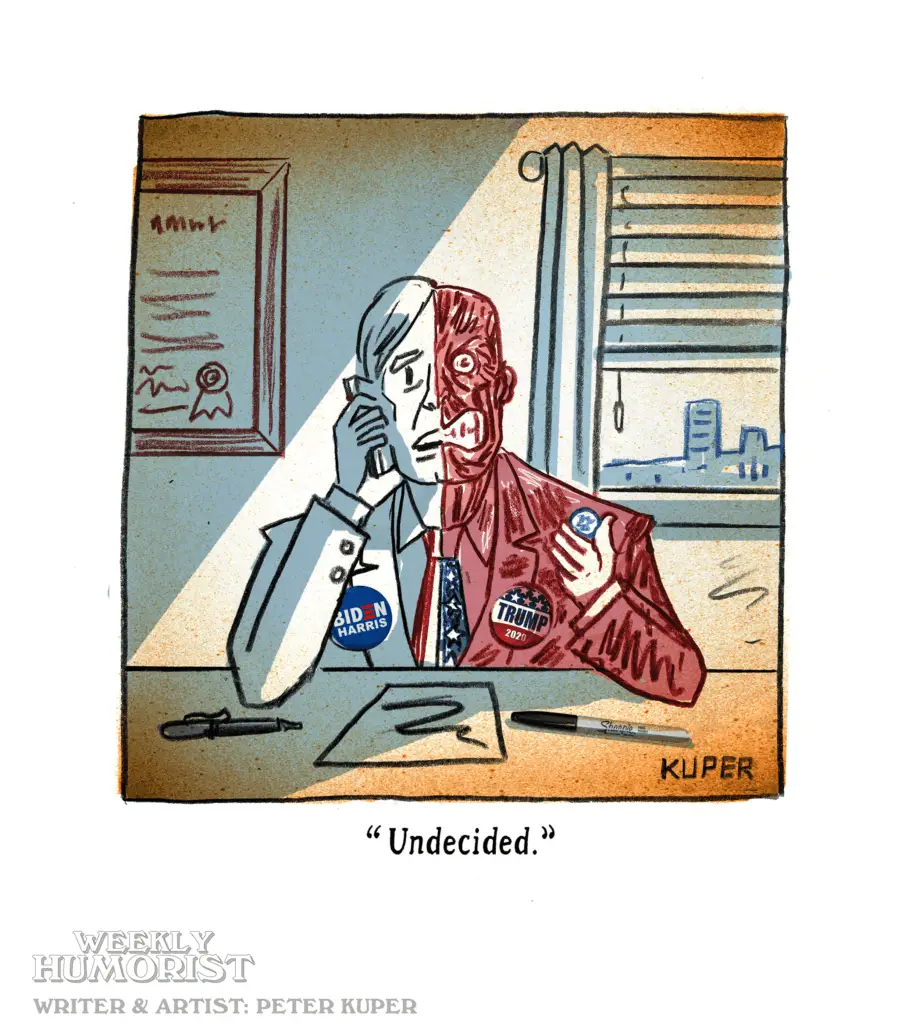 CARTOON: Undecided – Weekly Humorist