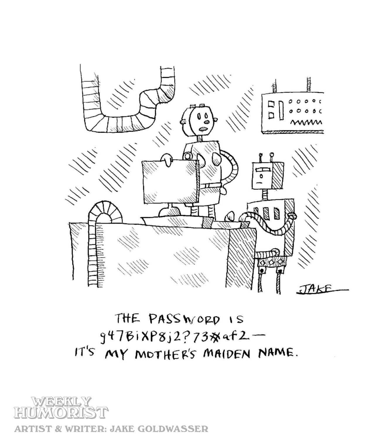 CARTOON: Password – Weekly Humorist
