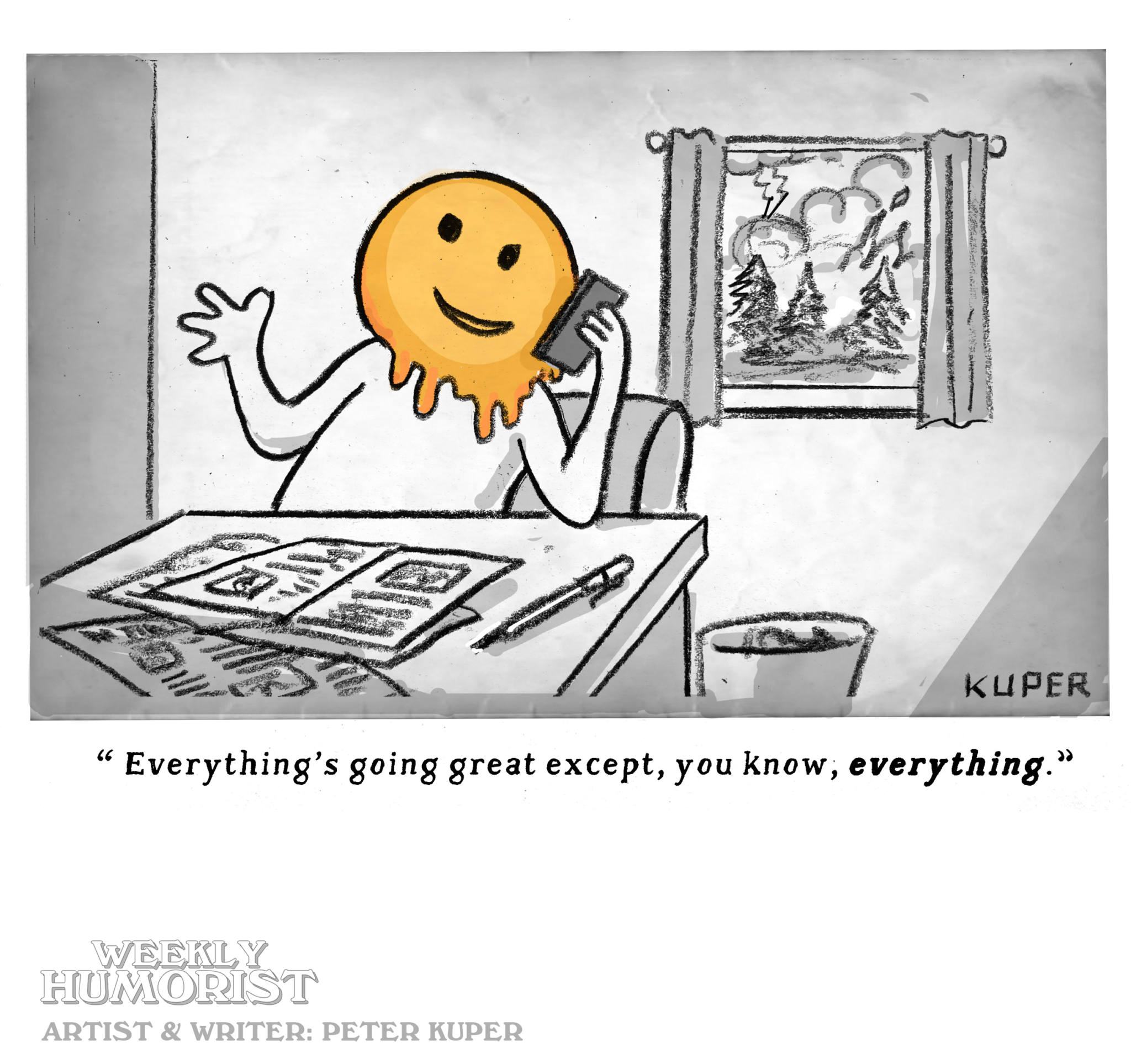 CARTOON: Everything’s Fine – Weekly Humorist