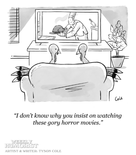 CARTOON: Gobble Gore? – Weekly Humorist