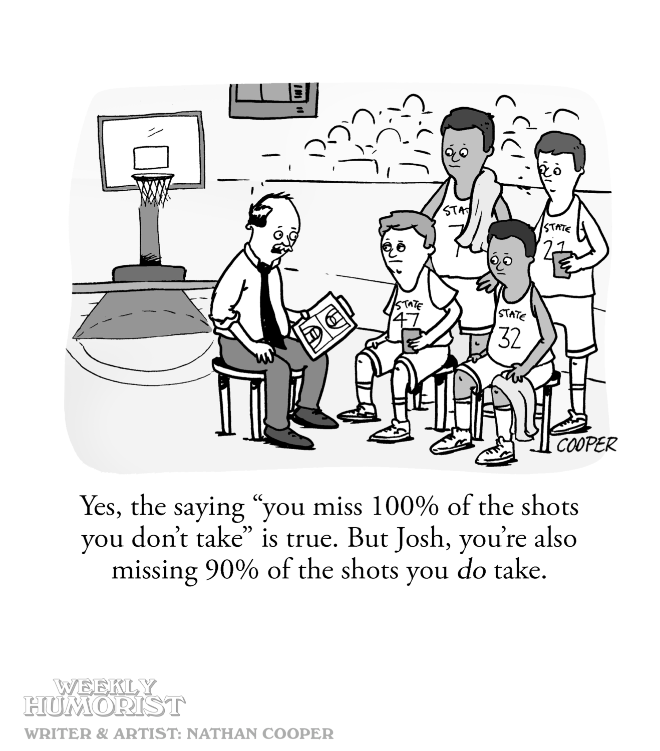 CARTOON: Shot Clock – Weekly Humorist