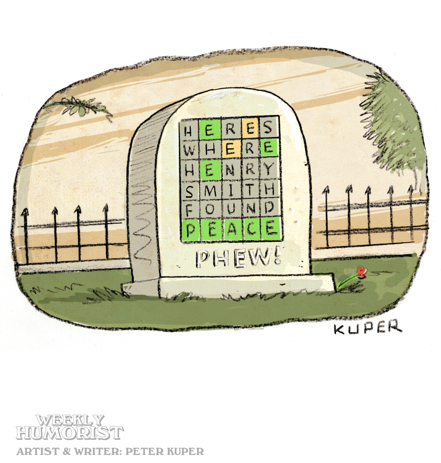 CARTOON: Wordle Whoas – Weekly Humorist