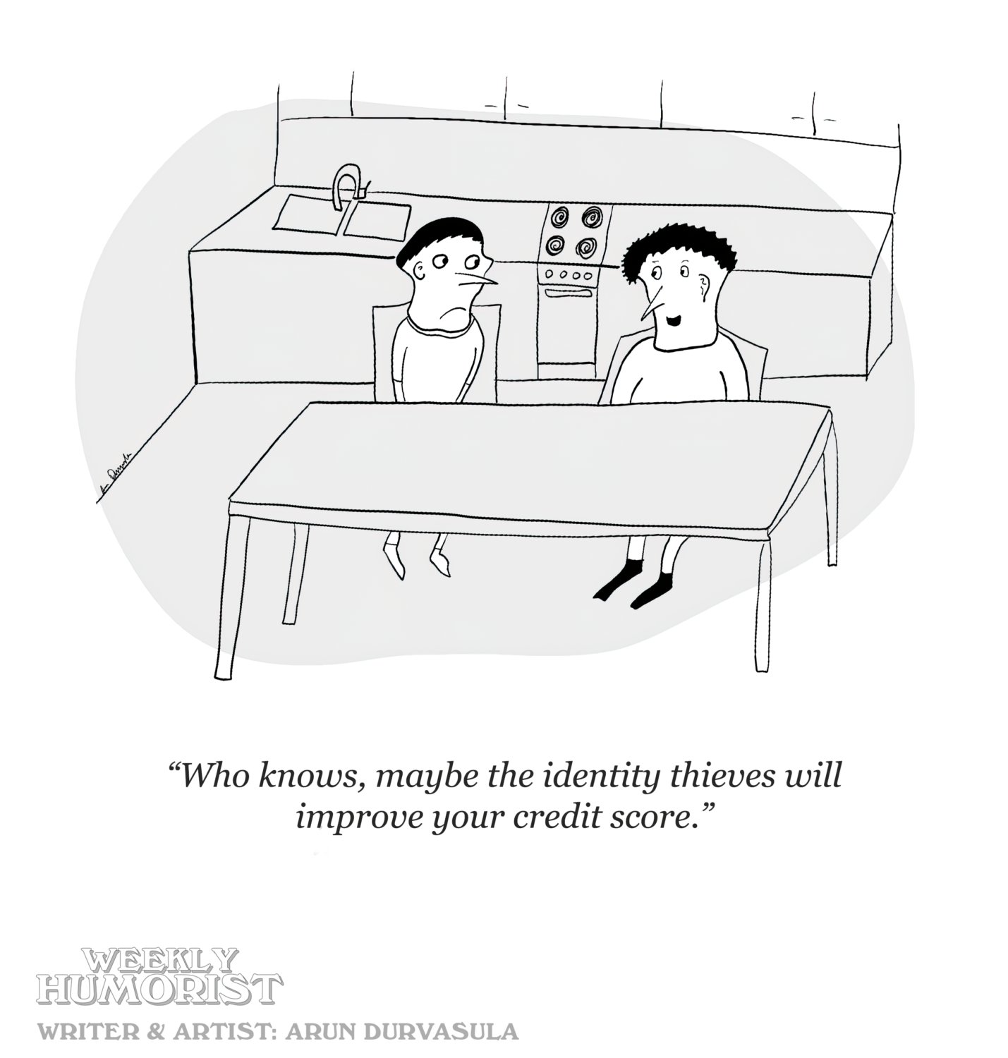 CARTOON: Credit Conundrum – Weekly Humorist