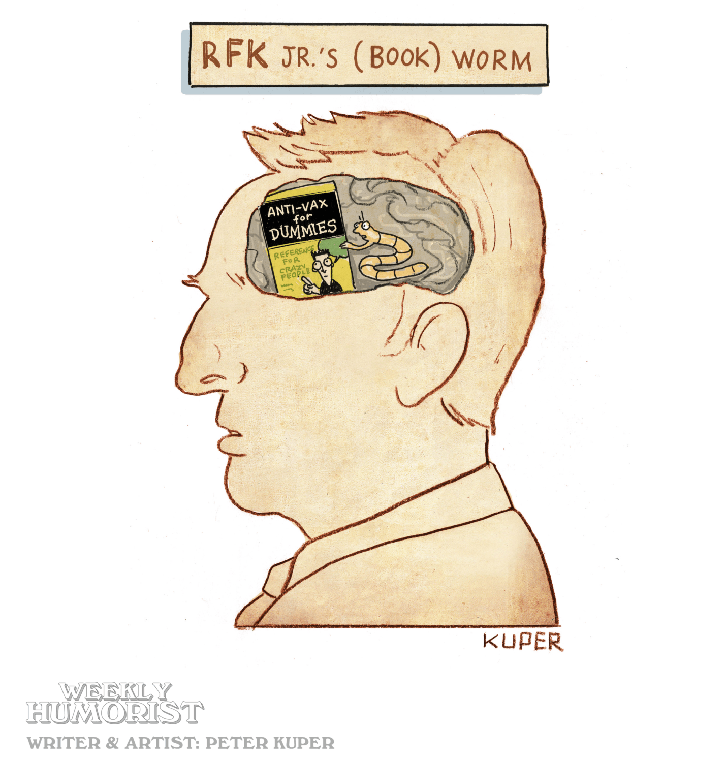 CARTOON: RFK Jr.’s (Book) Worm – Weekly Humorist