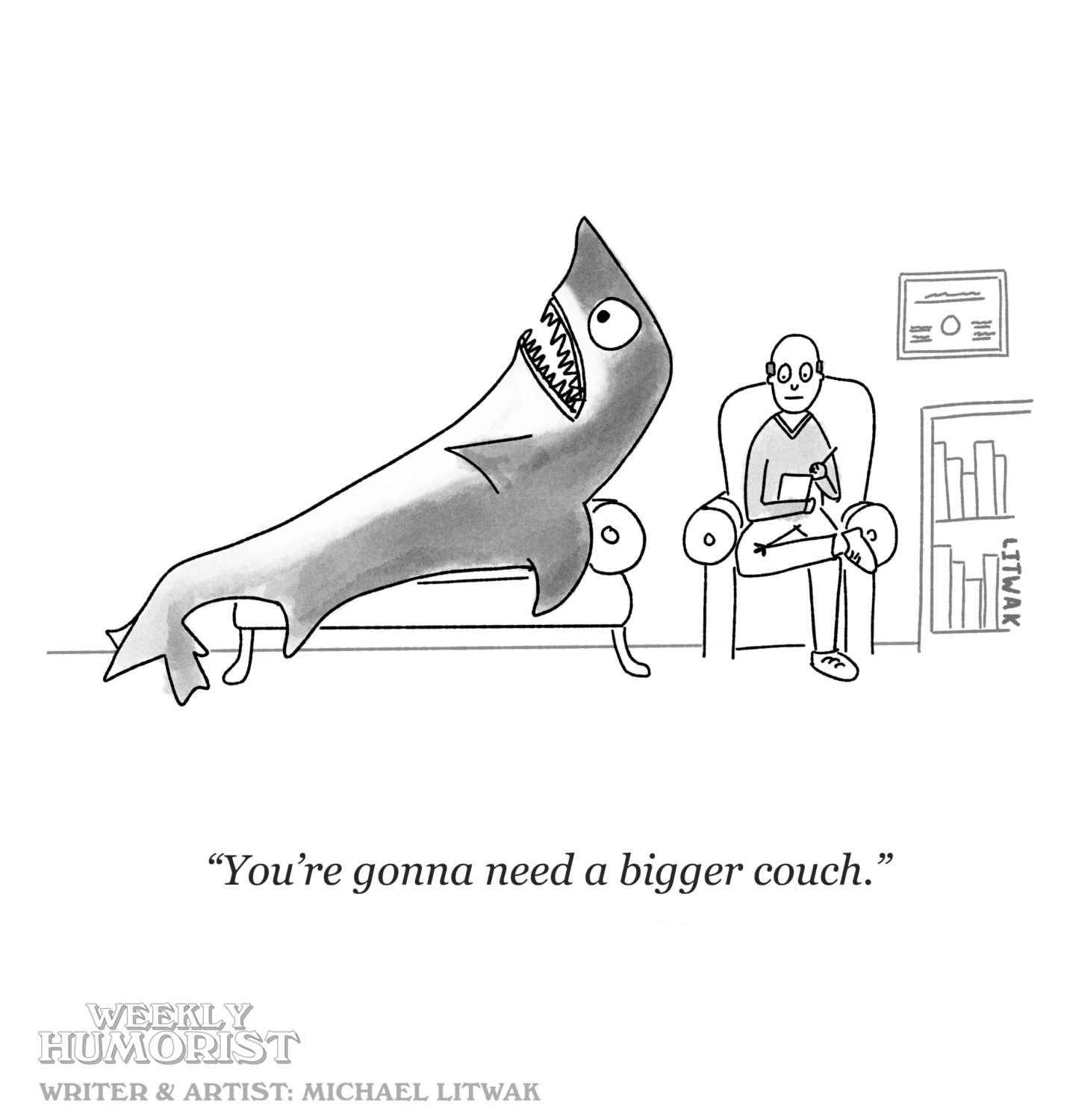 CARTOON: Fin-Tensive Therapy – Weekly Humorist
