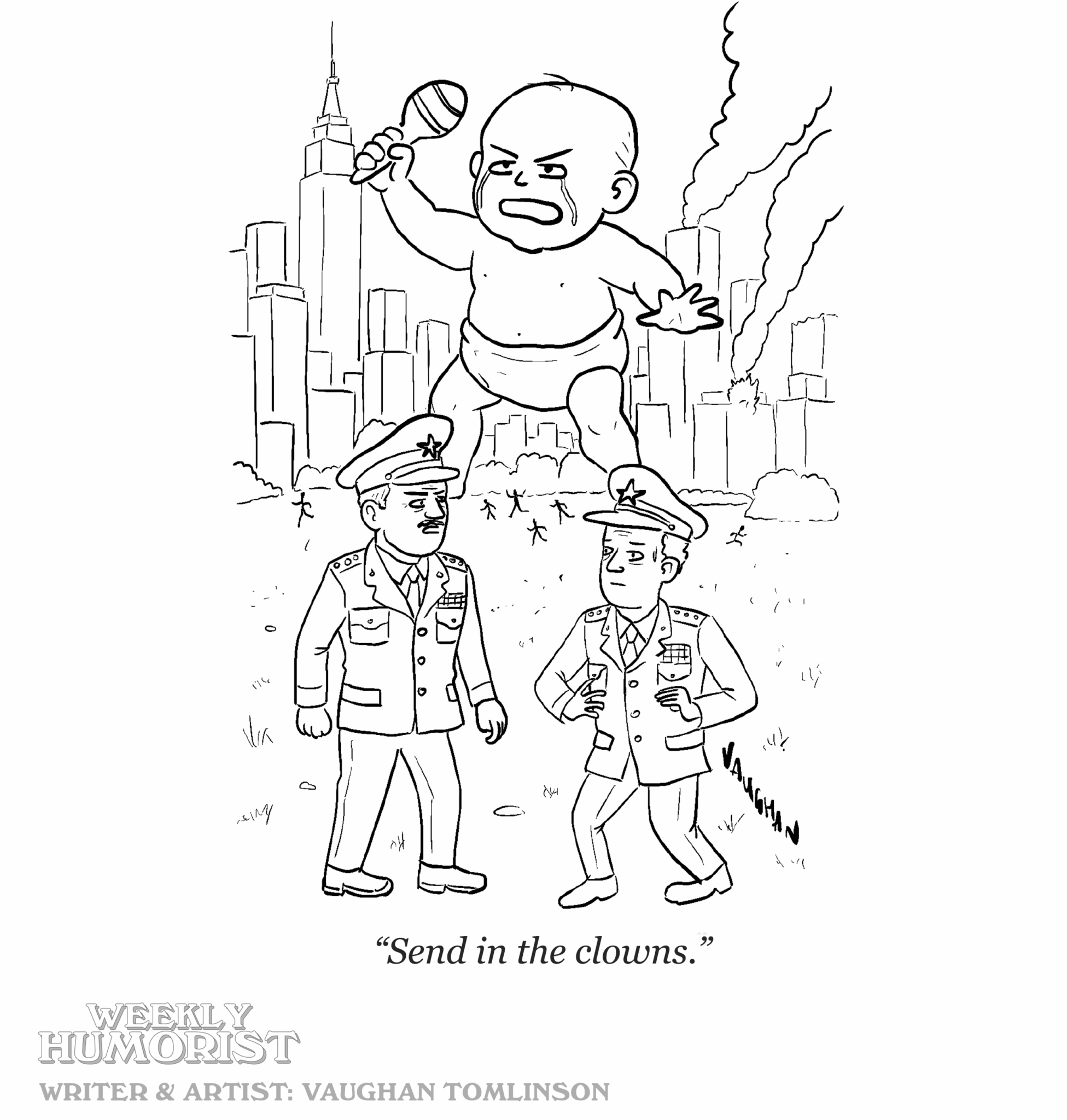 CARTOON: Operation Pacifier – Weekly Humorist