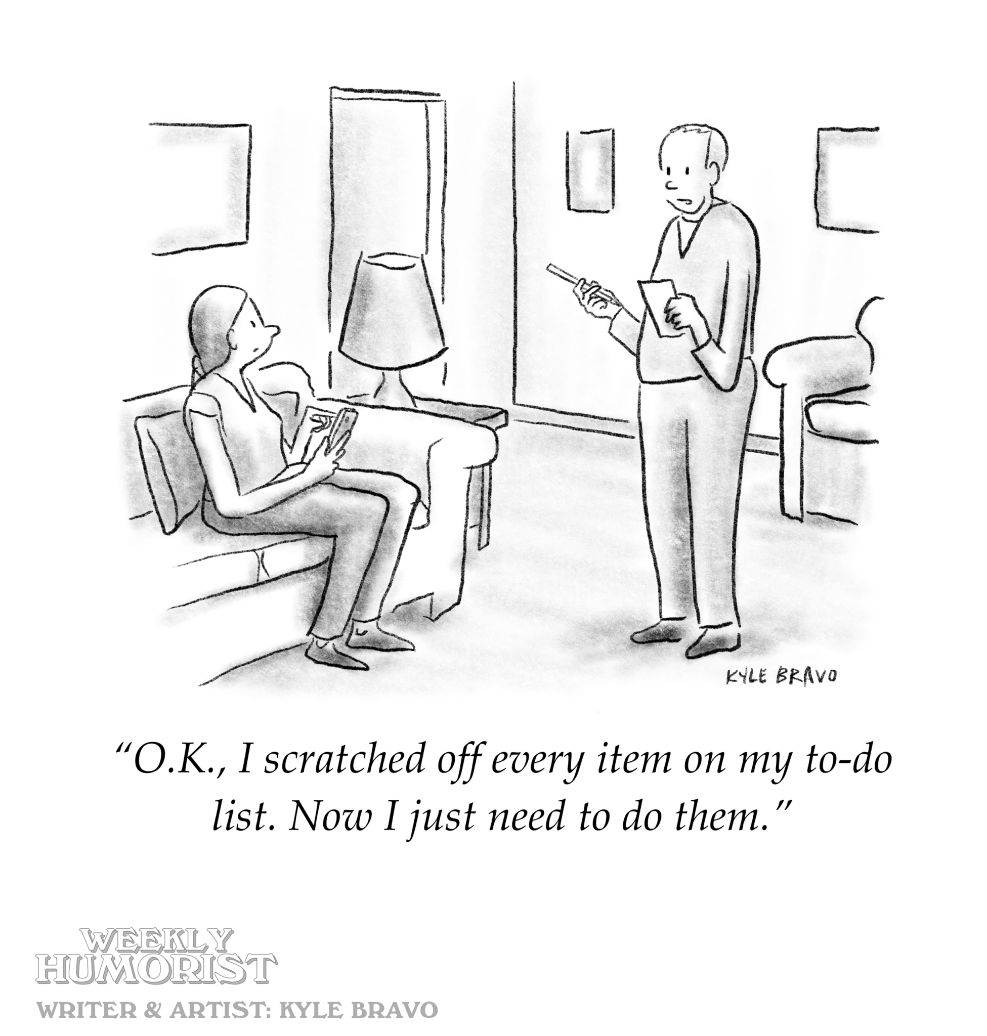 CARTOON: To-Don’t List – Weekly Humorist