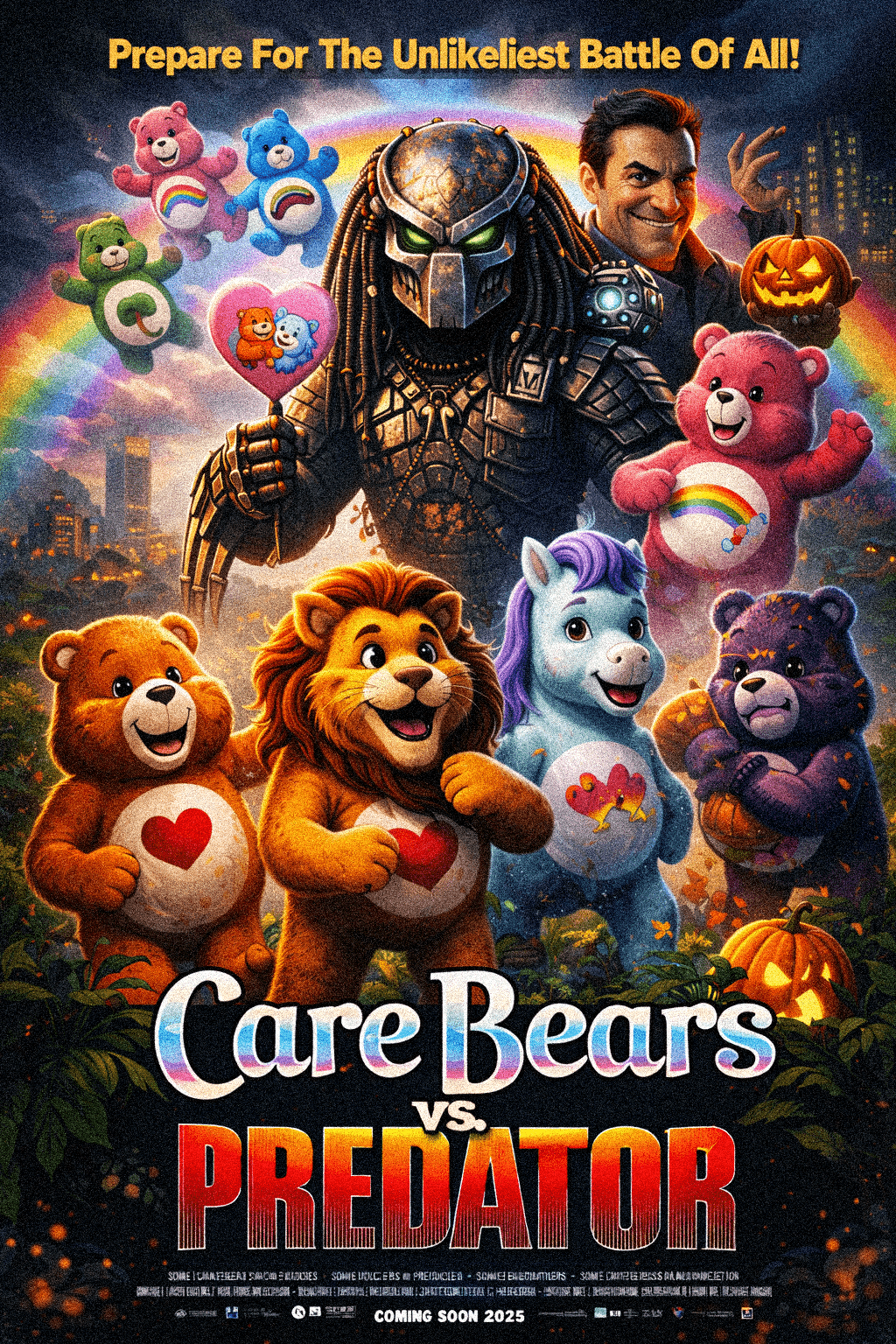 Coming Soon! Care Bears vs. Predator – Weekly Humorist